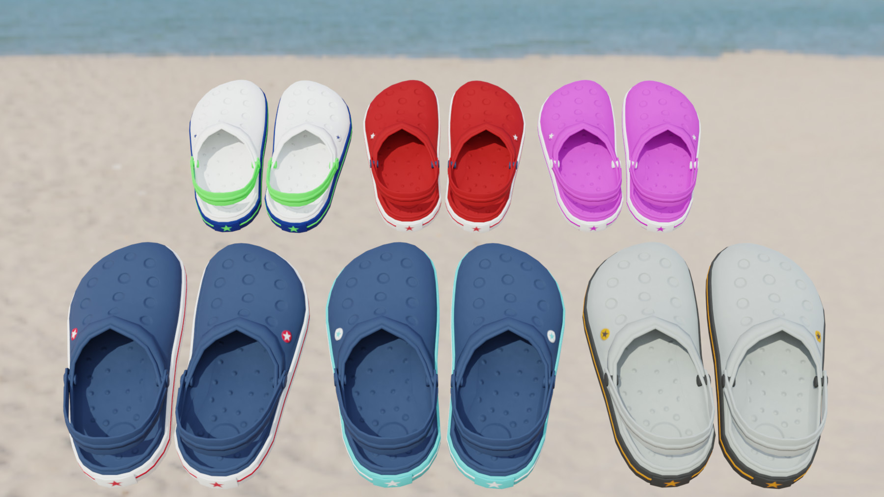 ArtStation - Clogs 3D Model | Game Assets