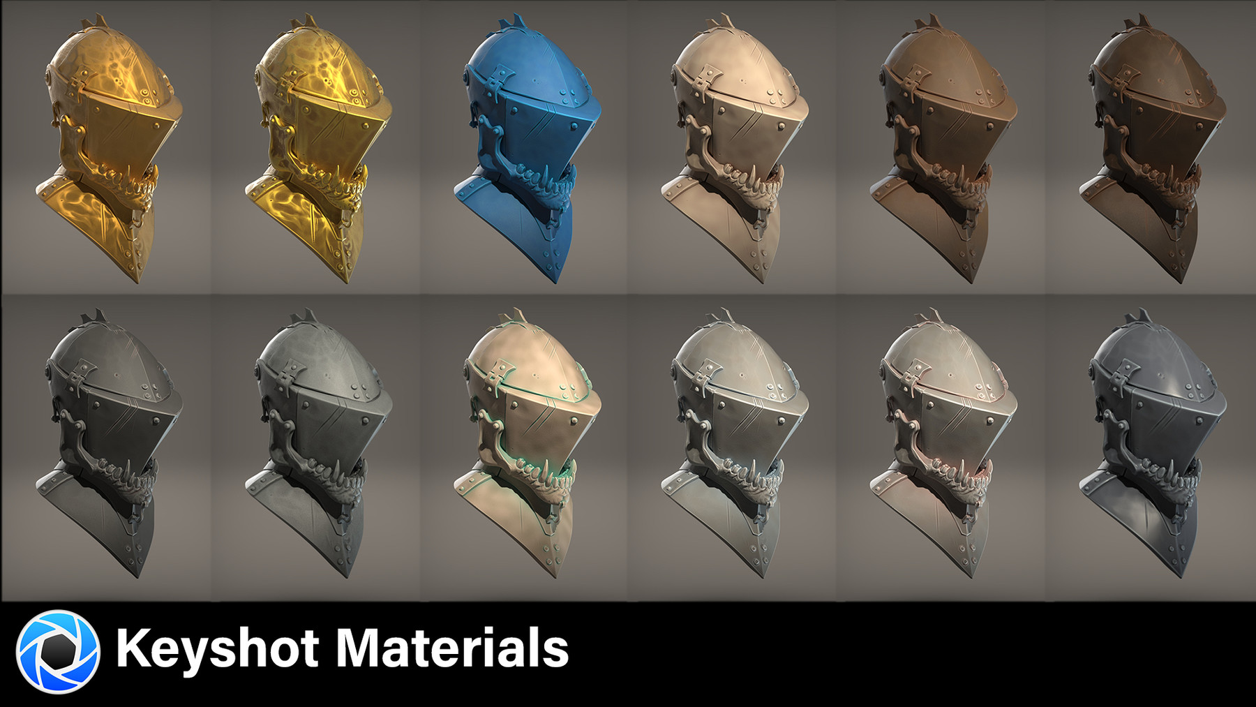 ArtStation - 41 Keyshot Materials - Procedural materials to show off ...