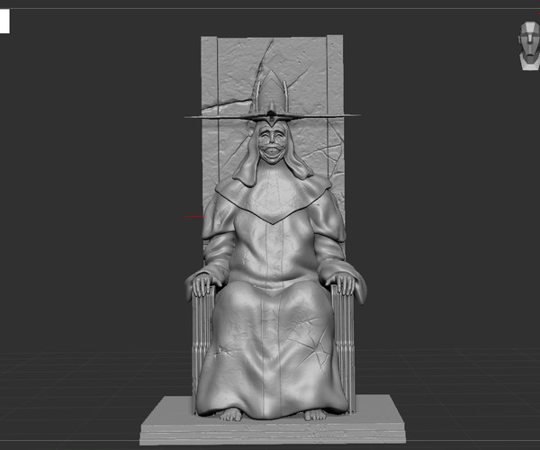 ArtStation - Statue of God 3D print model | Game Assets