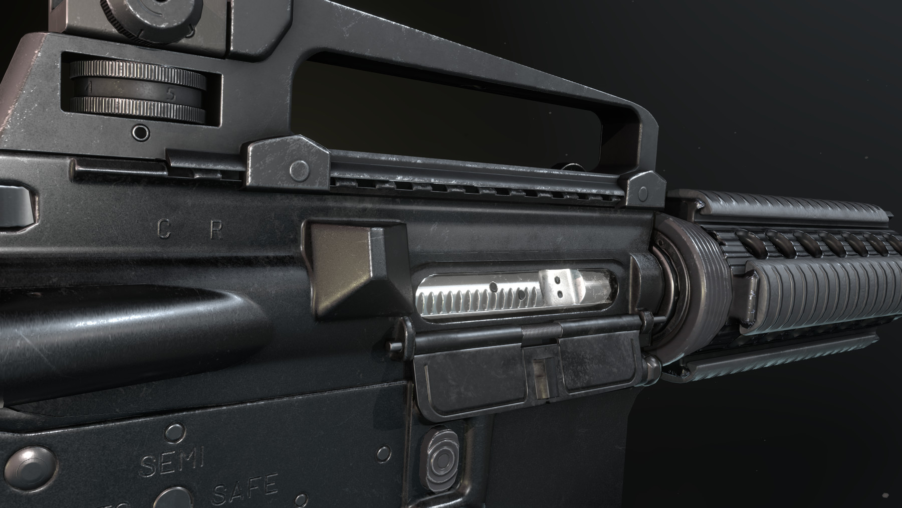 ArtStation - M4 Carbine with Attachments | Game Assets