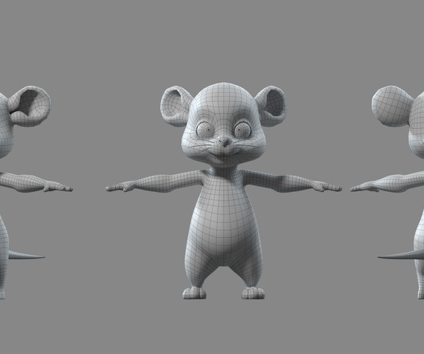 ArtStation - cartoon mouse | Resources