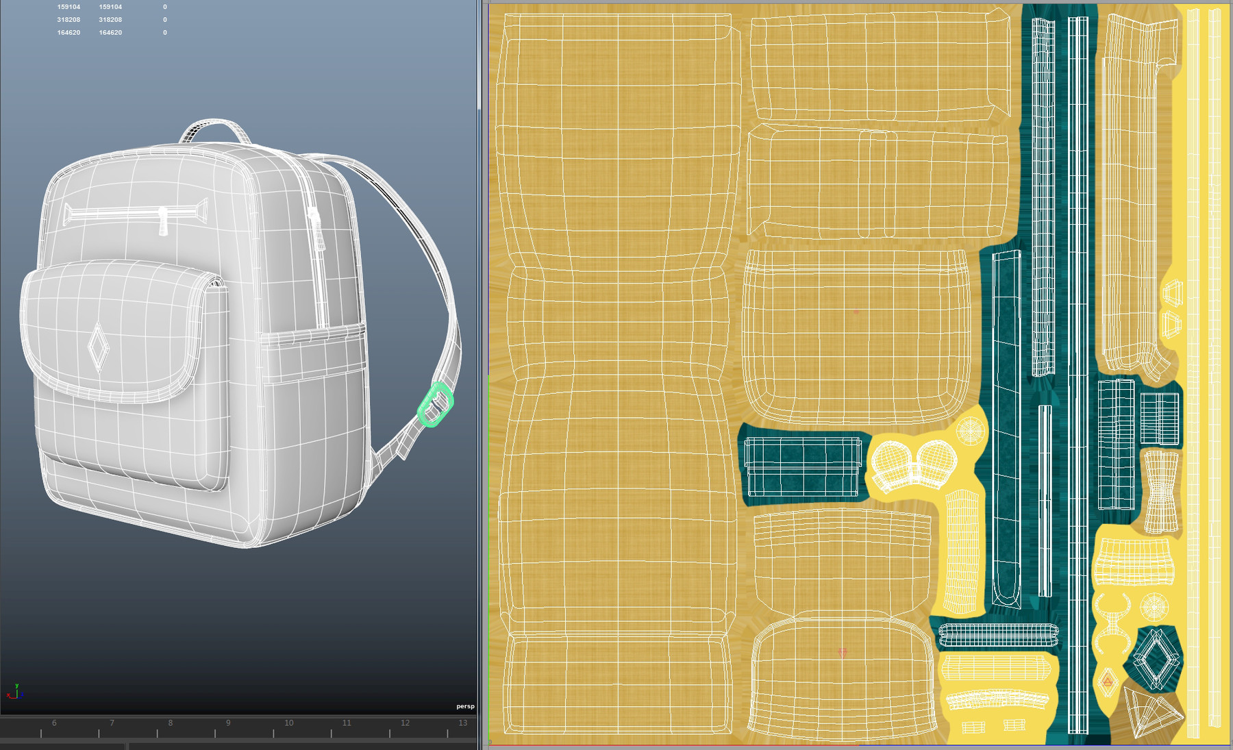 ArtStation - school bag | Resources