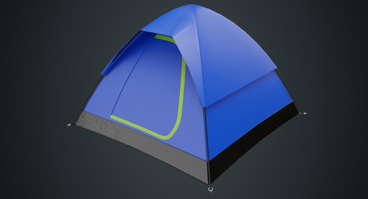 ArtStation - Camping Tent 2A | Game Assets