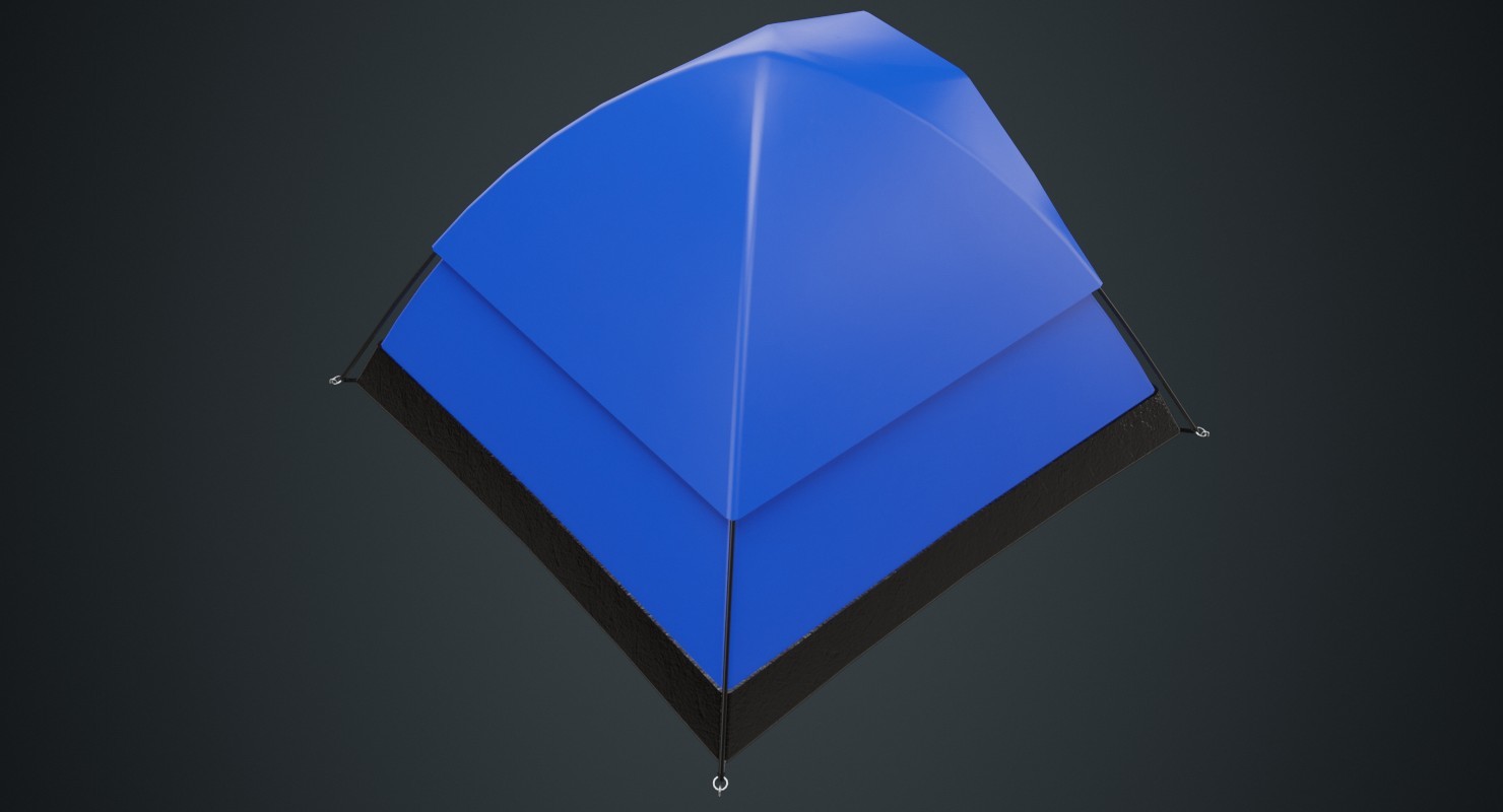 ArtStation - Camping Tent 2A | Game Assets