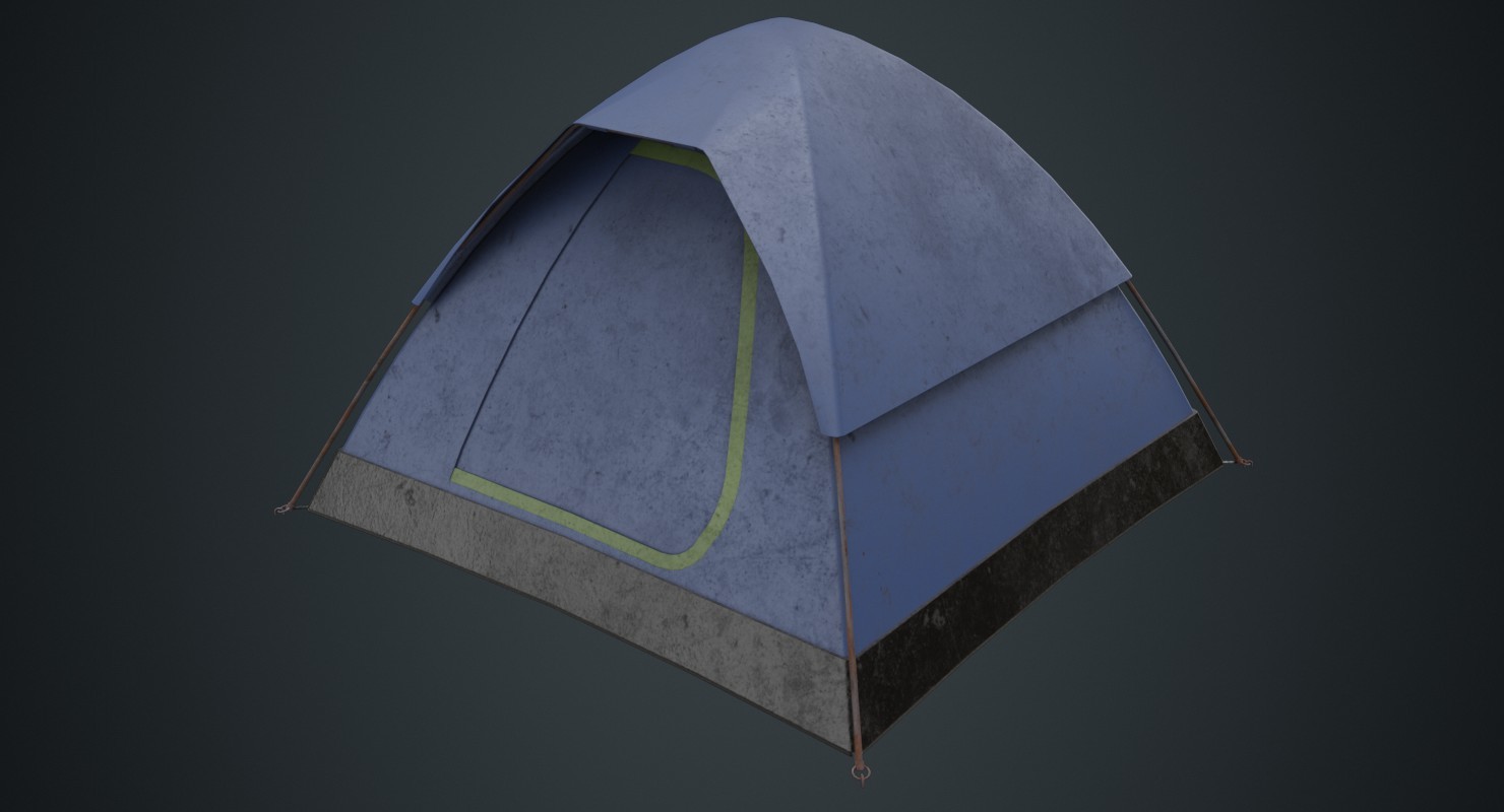 ArtStation - Camping Tent 2B | Game Assets