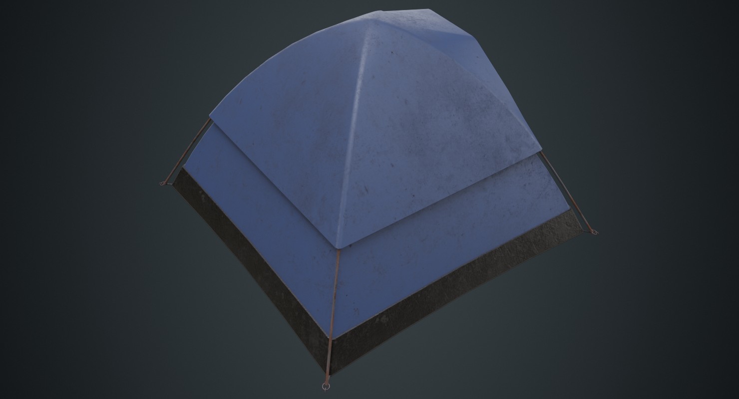 ArtStation - Camping Tent 2B | Game Assets