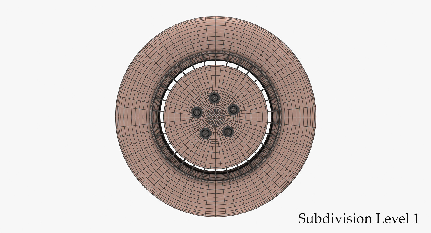 ArtStation - Knight Rider Wheel 3D Model | Game Assets
