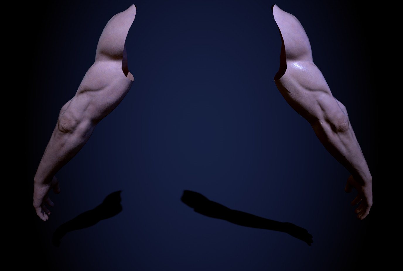 ArtStation - Two Arms Rigged Low-poly | Game Assets