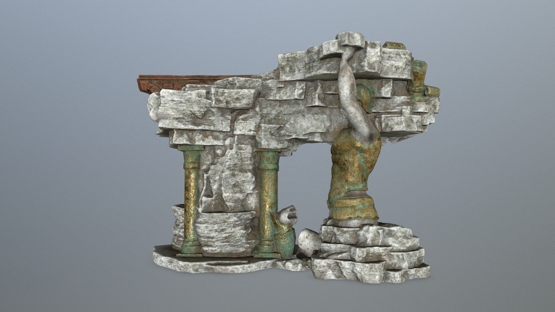 ArtStation - old temple | Game Assets