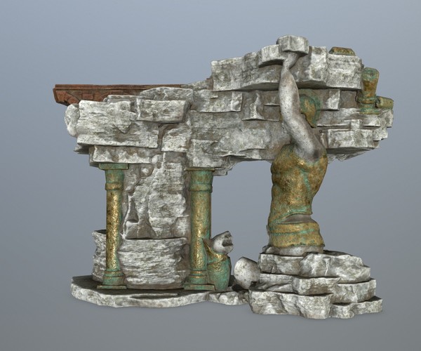 ArtStation - old temple | Game Assets