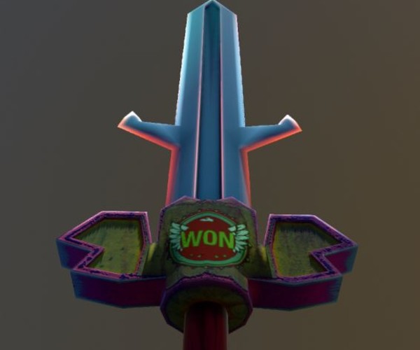ArtStation - low poly sword | Game Assets