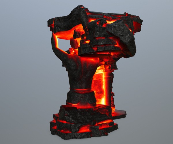 ArtStation - lava temple | Game Assets