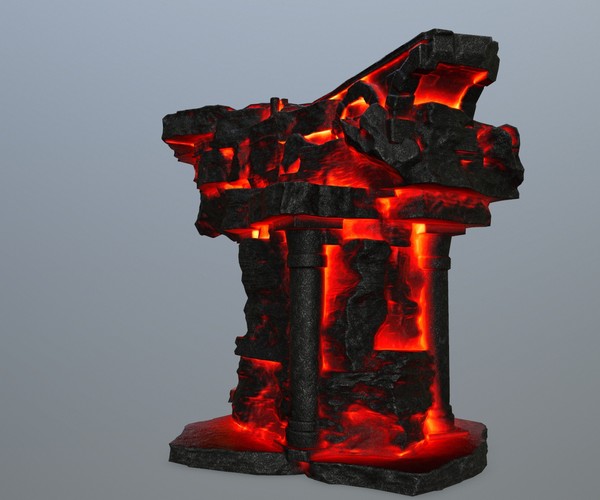 ArtStation - lava temple | Game Assets