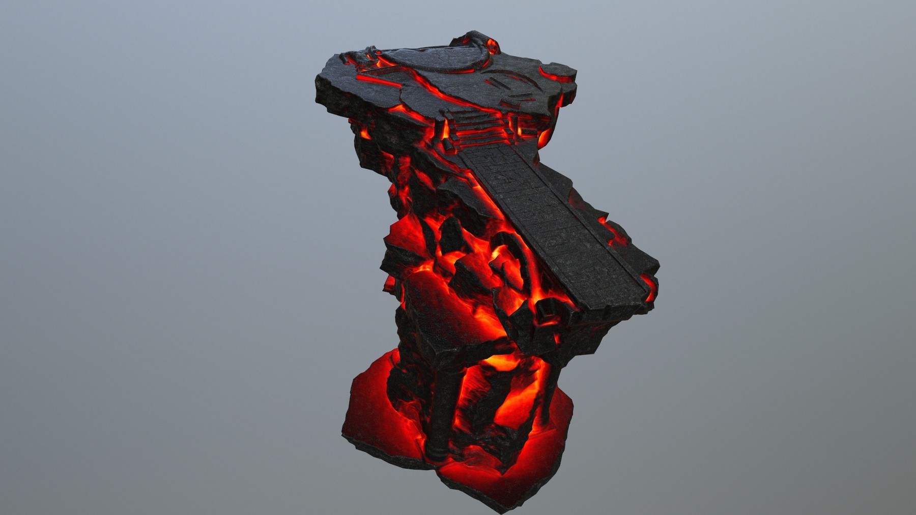 ArtStation - lava temple | Game Assets