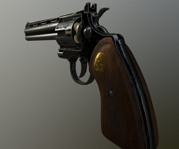 ArtStation - Colt Python | Game Assets