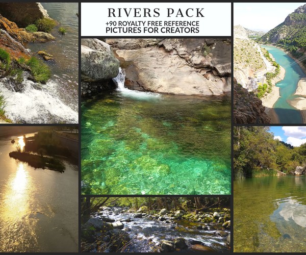 ArtStation - Rivers Pack: +90 Royalty Free Ref Pictures | Resources