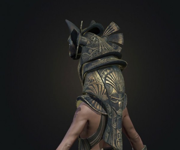 ArtStation - Bastet Jaffa character - Realtime model | Game Assets