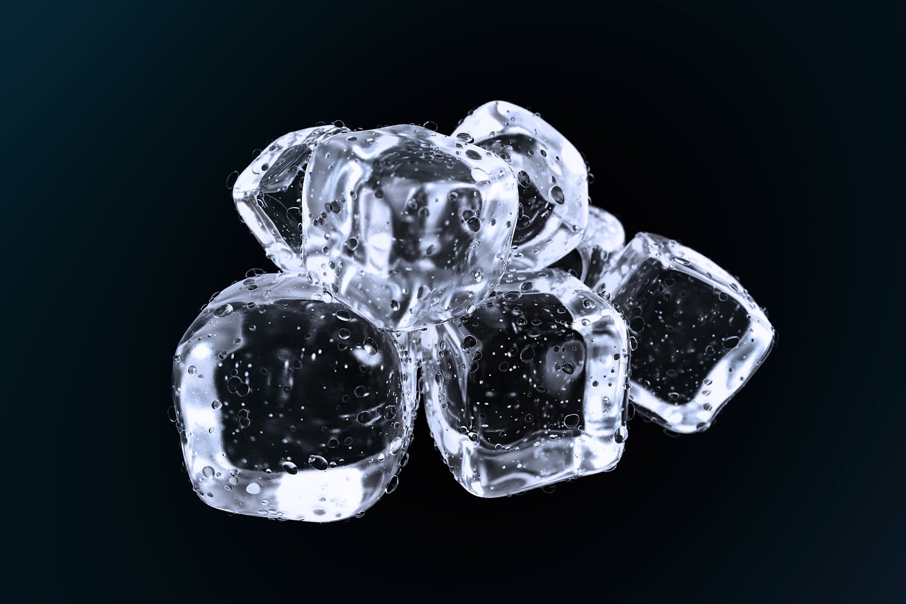 ArtStation - Realistic Ice cubes 3D model | Resources