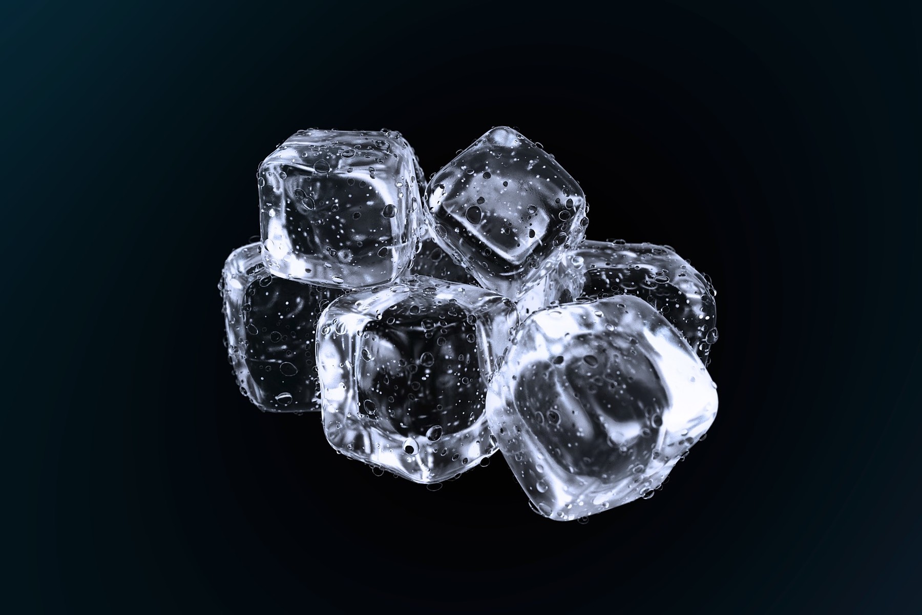 ArtStation - Realistic Ice cubes 3D model | Resources
