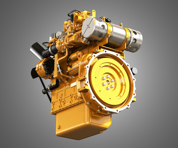 ArtStation - Diesel Engine C2 3D model | Resources