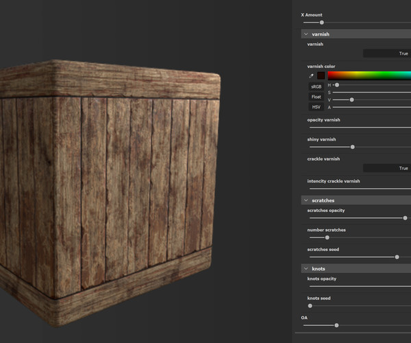 ArtStation - wooden planks procedural | Game Assets