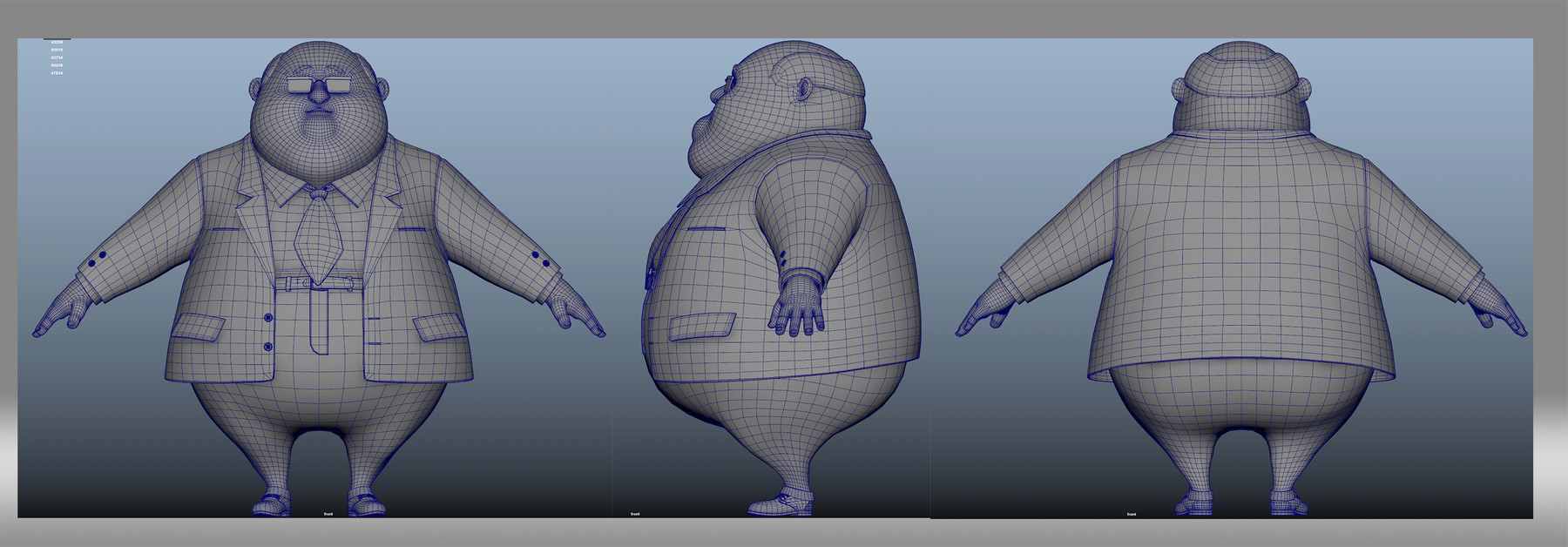 ArtStation - cartoon male suit man | Resources