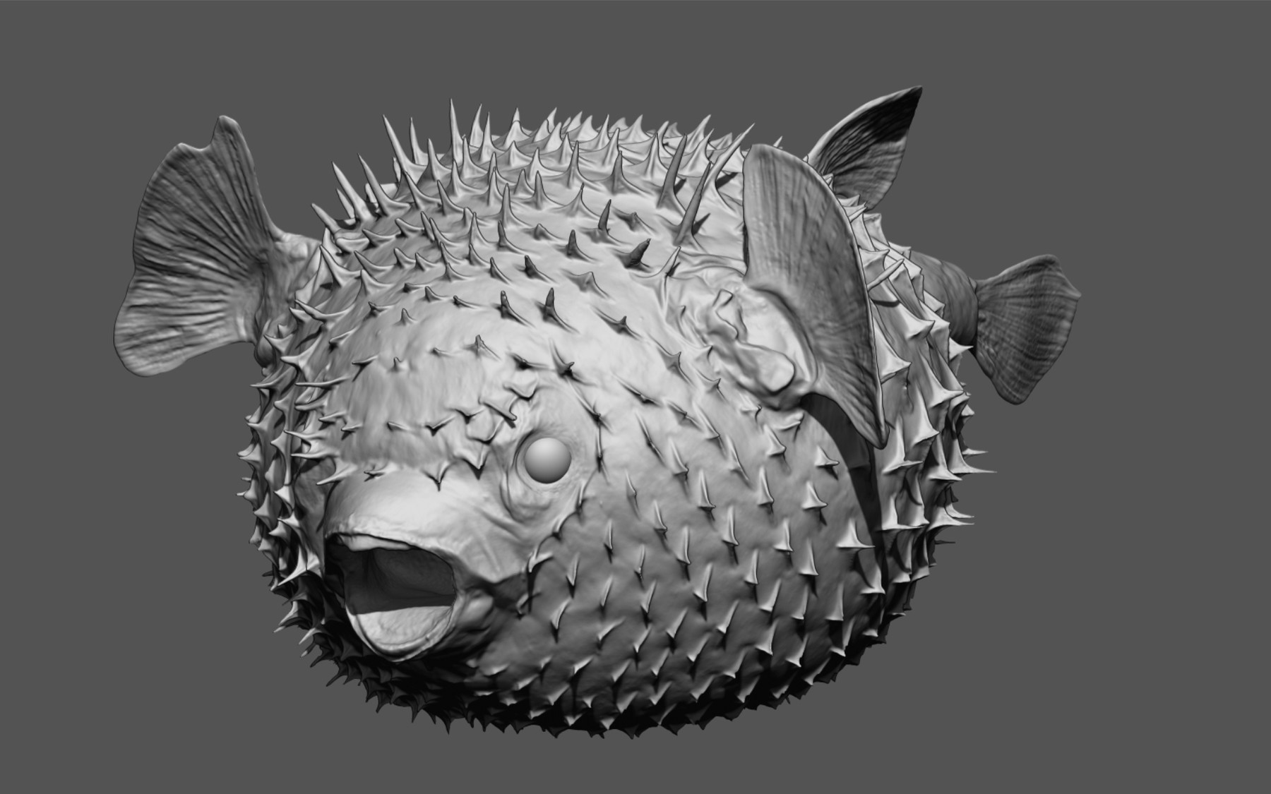 ArtStation - HD 3D Scan Fugu Fish | Resources