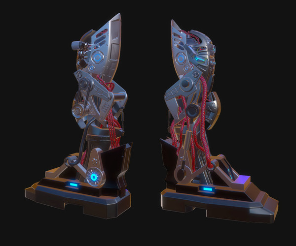 ArtStation - Mechanical Bionic Leg | Game Assets