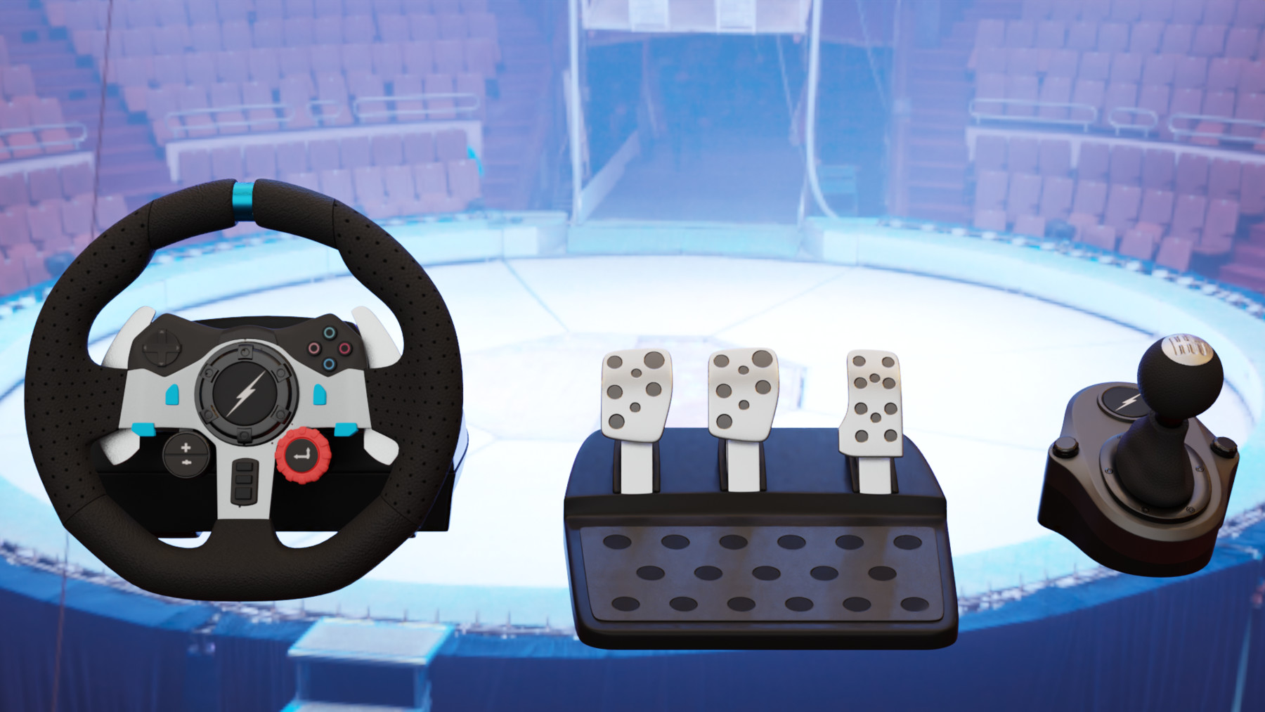 ArtStation - Racing Wheel 3D Model | Game Assets