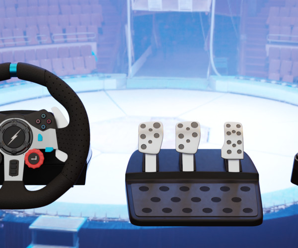 ArtStation - Racing Wheel 3D Model | Game Assets