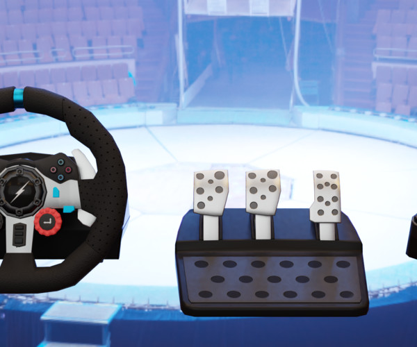 ArtStation - Racing Wheel 3D Model | Game Assets