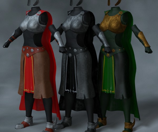 ArtStation - Thunder Warrior - Marvelous Designer for Daz3D | Resources