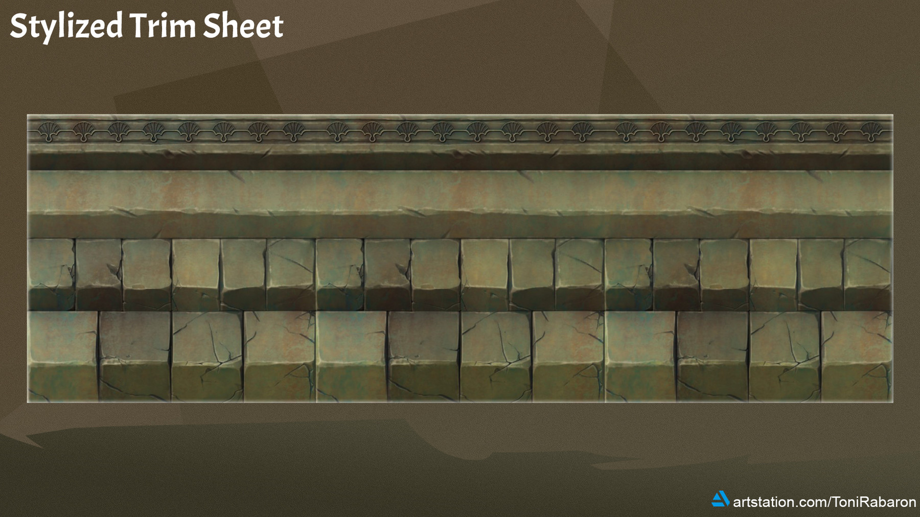 ArtStation - Stylized Trim Sheet | Game Assets