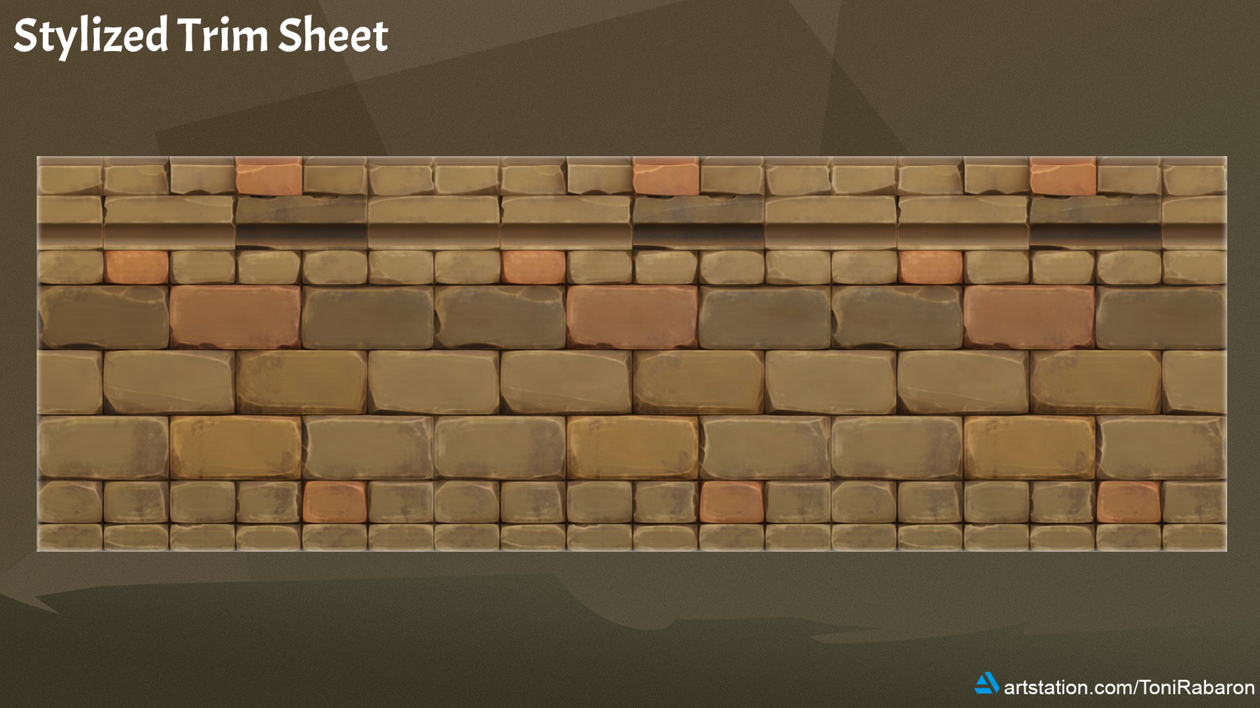 ArtStation - Stylized Trim Sheet | Game Assets