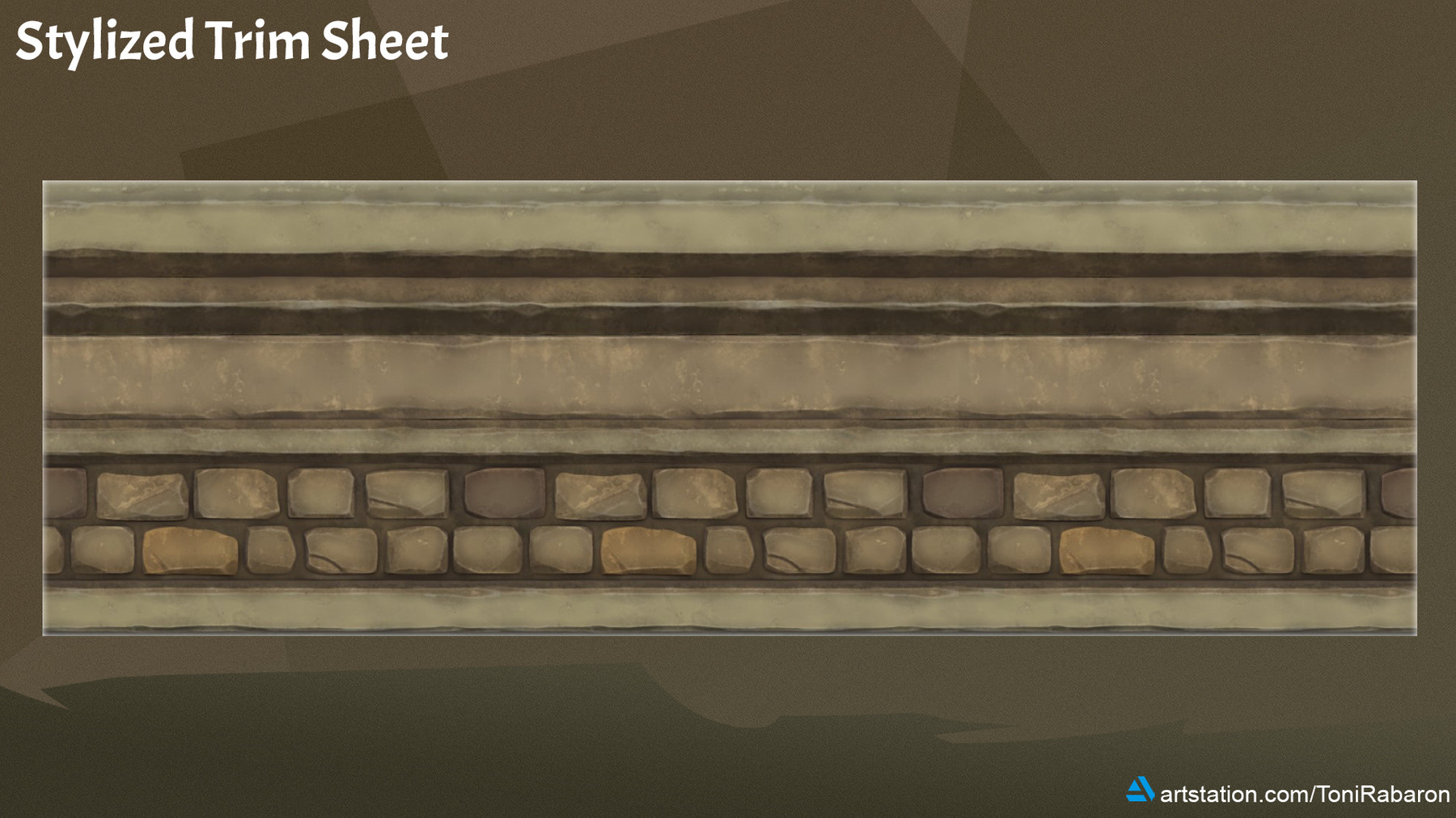 ArtStation - Stylized Trim Sheet | Game Assets