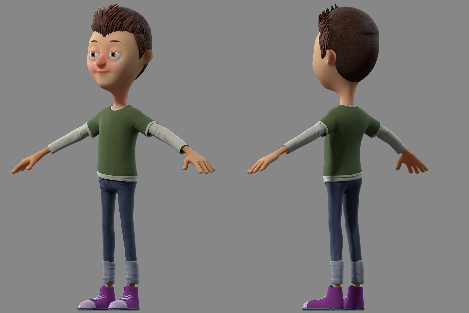 ArtStation - cartoon boy child kids | Resources
