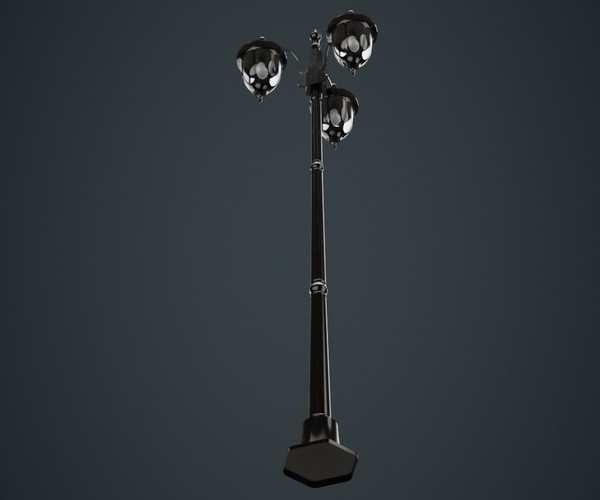 ArtStation - Street Light 3A | Game Assets