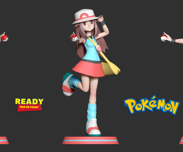 ArtStation - Leaf - Pokemon Trainer | Resources