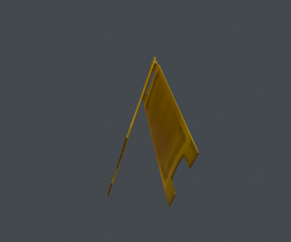 ArtStation - Caution Wet Floor Sign - 4K Textures - Lowpoly PBR | Game ...