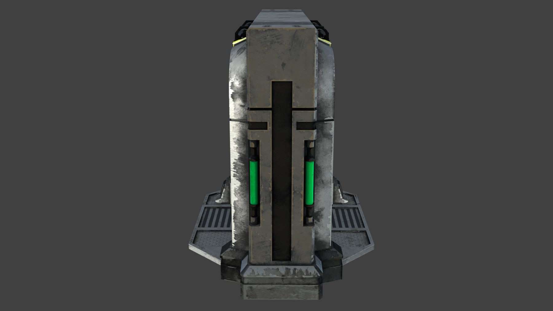 ArtStation - Sci-Fi Blast Door or Gate Low-poly 3D Model | Game Assets