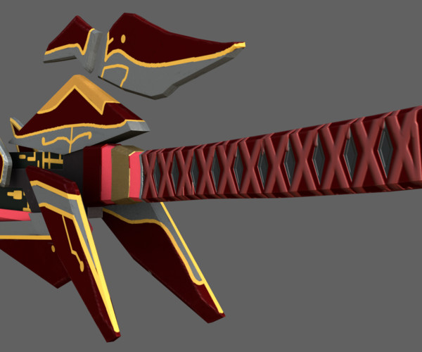 ArtStation - Futuristic Sci-Fi Sword PACK - 4 Swords with Distinct ...