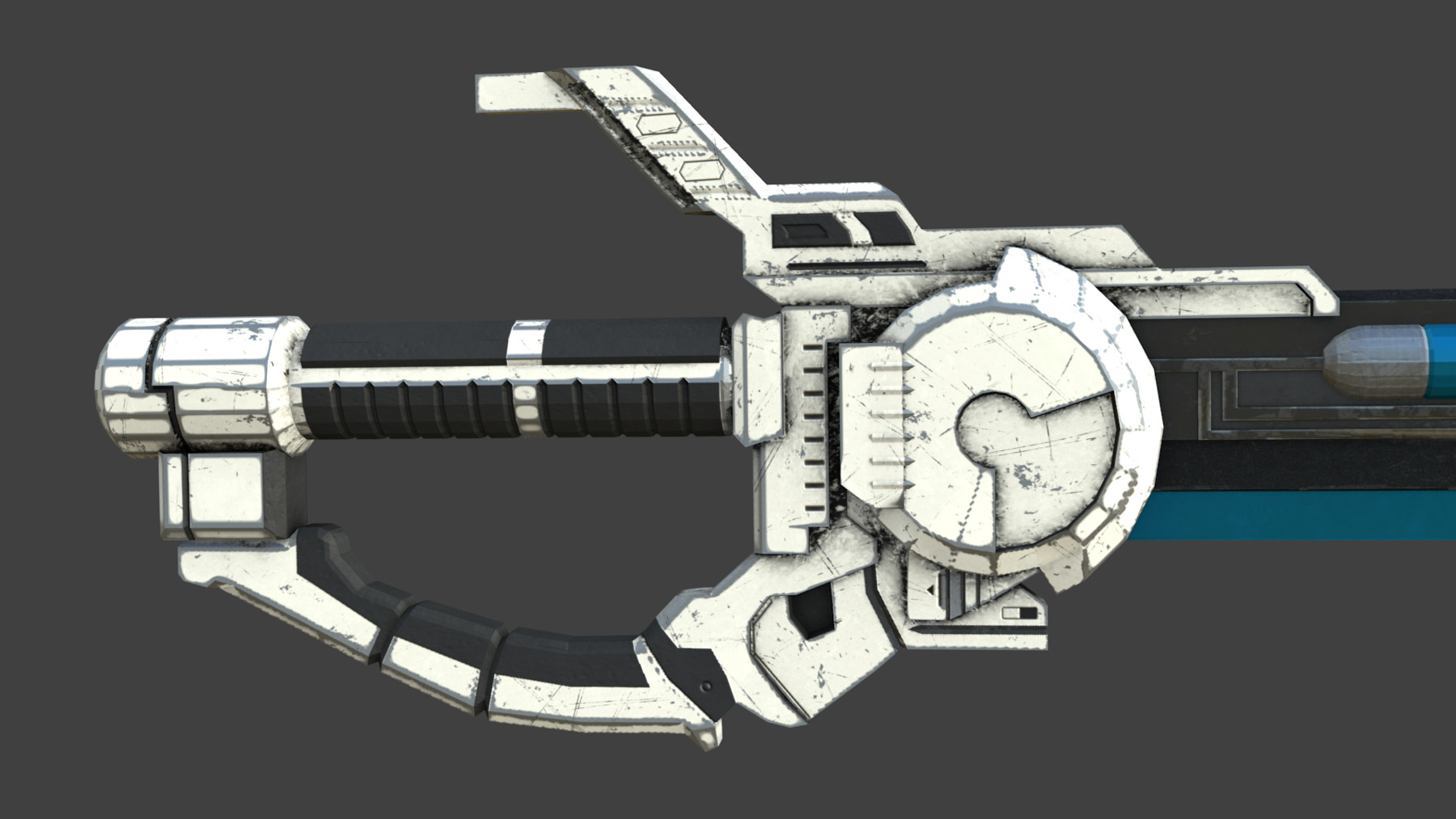 ArtStation - Sci-Fi Futuristic Blade - Low-poly 3D Model | Game Assets