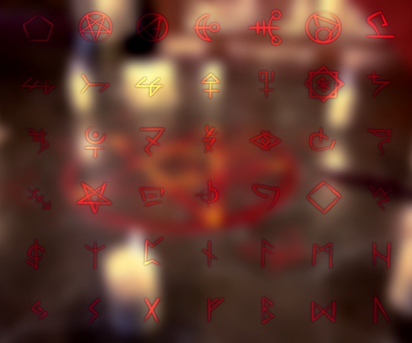 ArtStation - 66 CULT SYMBOLS [Alpha Pack] | Brushes