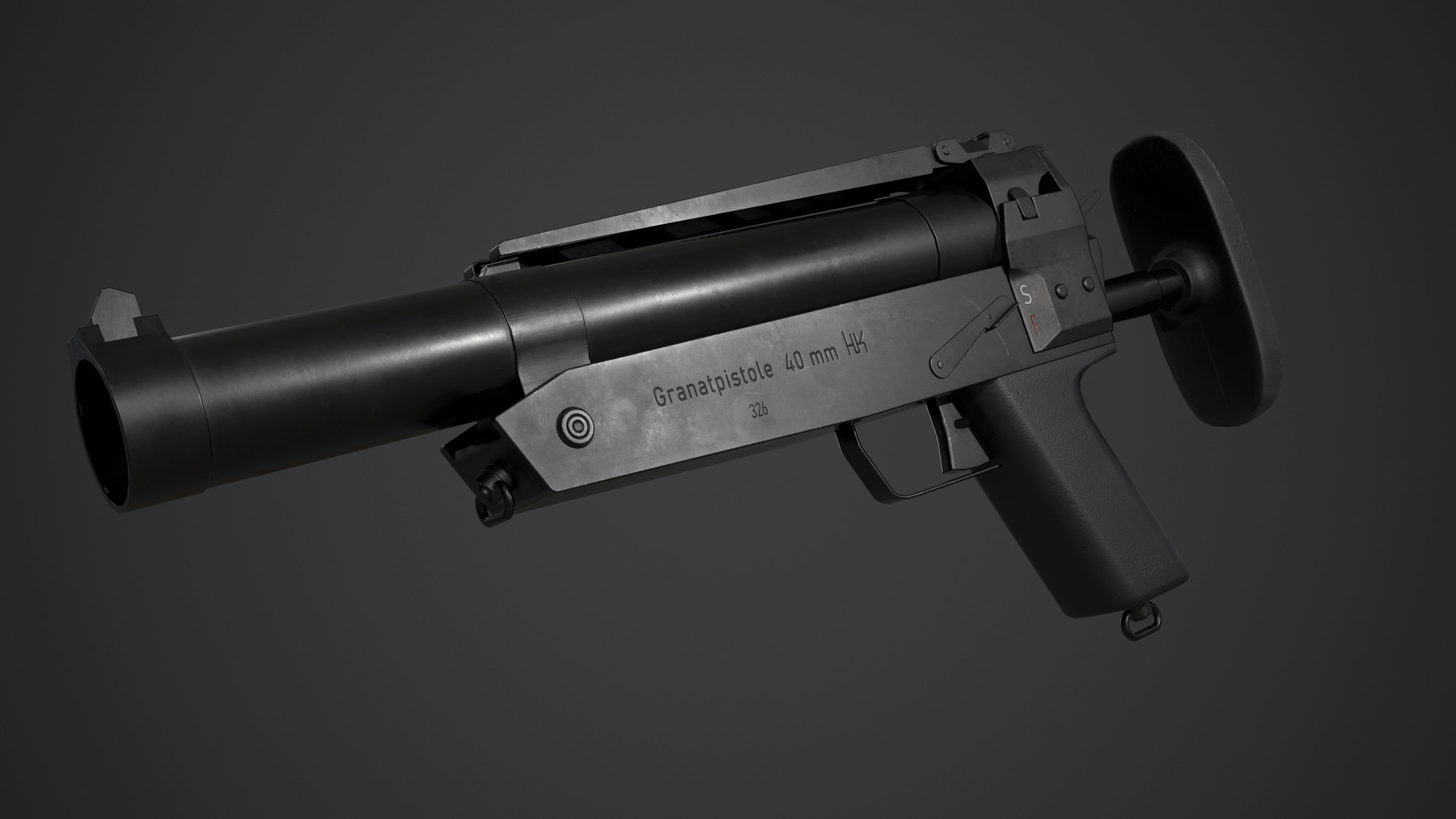 ArtStation - Heckler & Koch HK69A1 Grenade Launcher | Game Assets