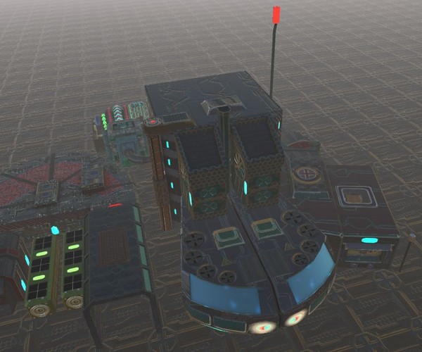 ArtStation - Sci-Fi Army Base | Game Assets