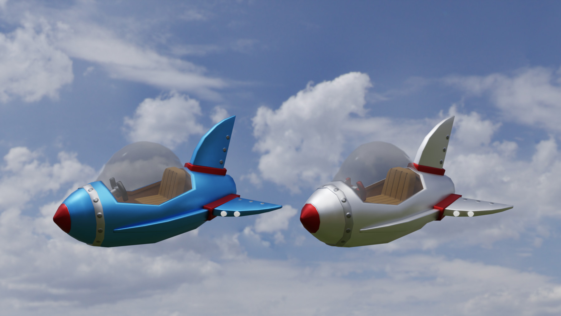 ArtStation - Spaceship Cartoon 3D Model | Game Assets