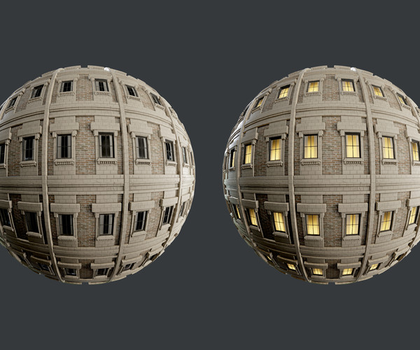 ArtStation - Building Facade Seamless PBR Texture 07 | Game Assets