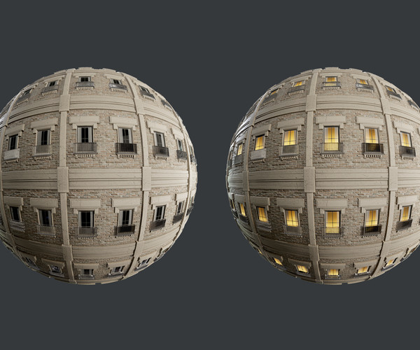 ArtStation - Building Facade Seamless PBR Texture 12 | Game Assets