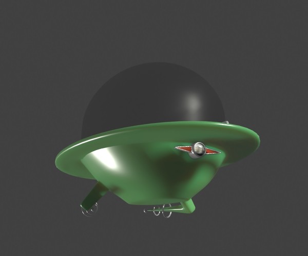 ArtStation - Jetsons Cartoon Jet Flying Car | Resources