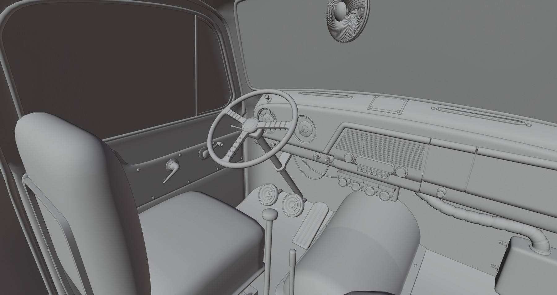 ArtStation - American Ford 50s COE Truck | Resources